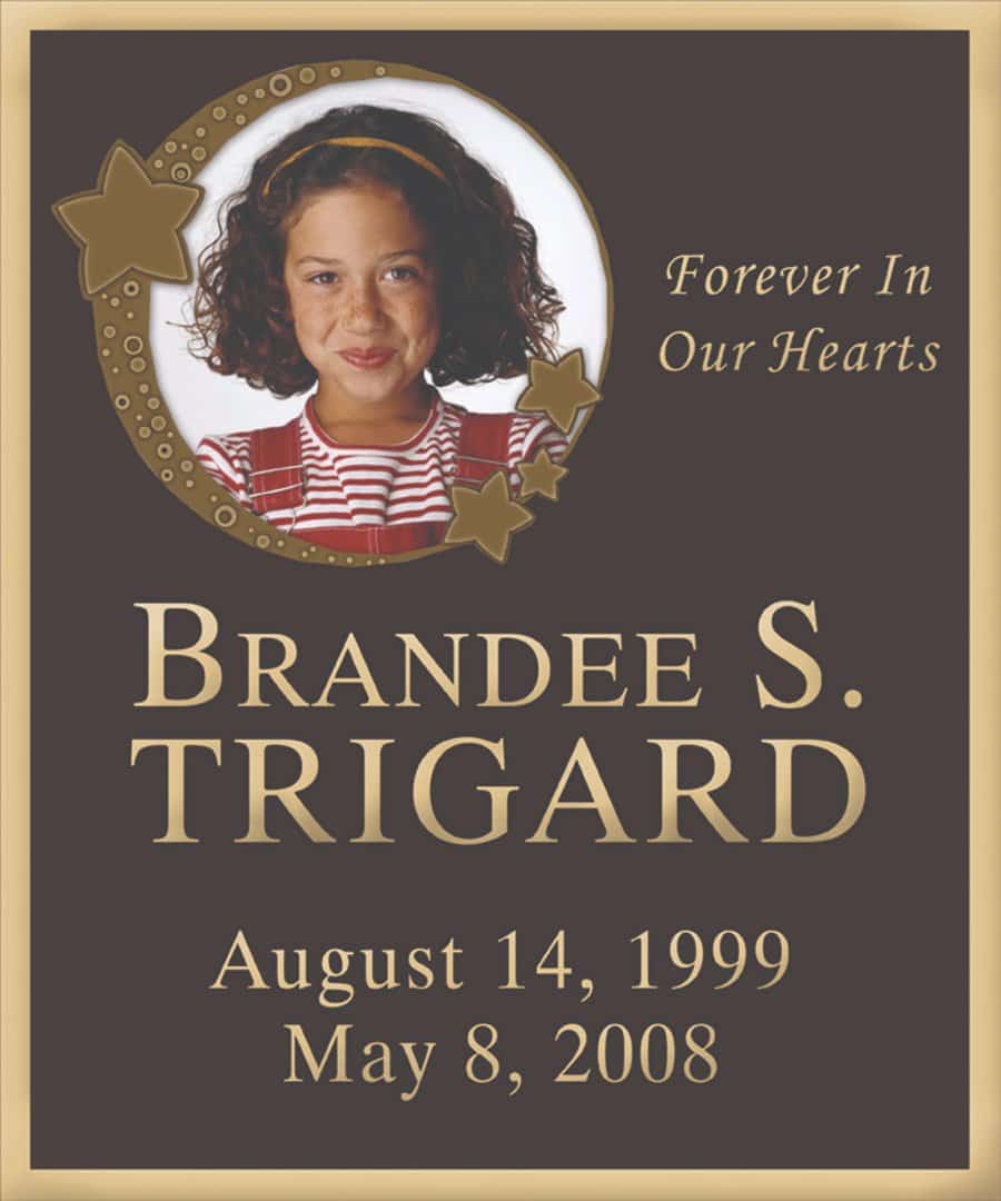 Infant Grave Markers: Quality Bronze Baby Grave Markers - Trigard Memorials