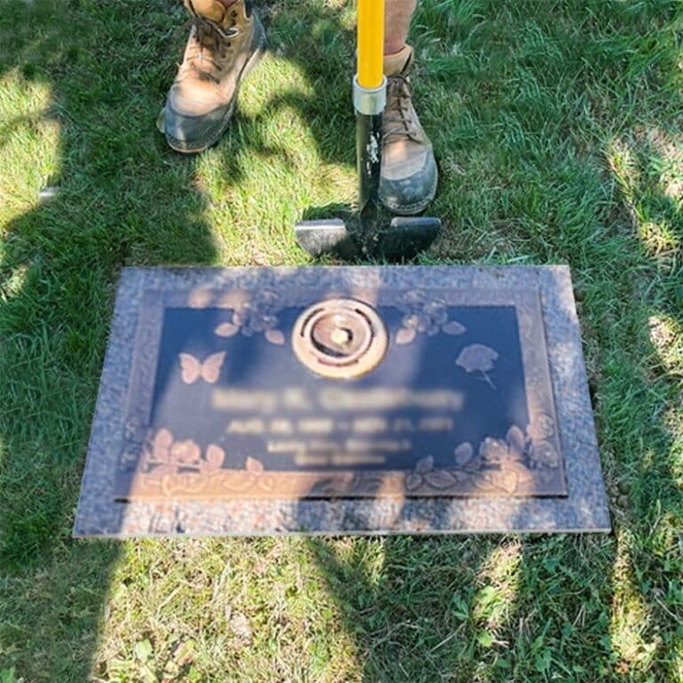 How to Install a Flat Grave Marker - Trigard Memorials