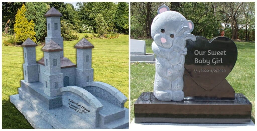 Children and Infant Grave Marker Ideas - Trigard Memorials